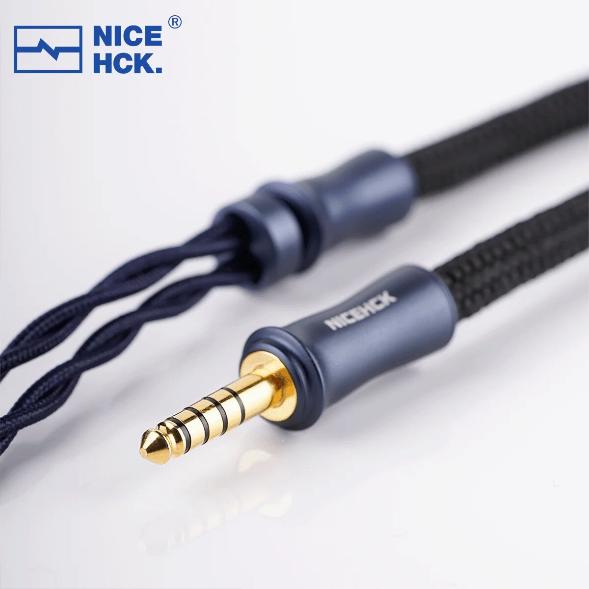 Кабель NICEHCK DragonScale Pro 8N сверхвысокой чистоты, 4 материала, смешанный провод, провод для наушников, штекер OFC, 2 контакта для RAYS Explorer IEM