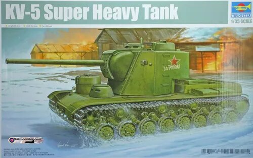 Trumpeter 05552 1/35 Советский Союз КВ-5 сборная модель танка