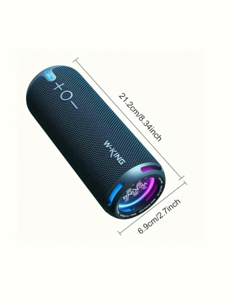 Портативная колонка W-King D320 (синий)