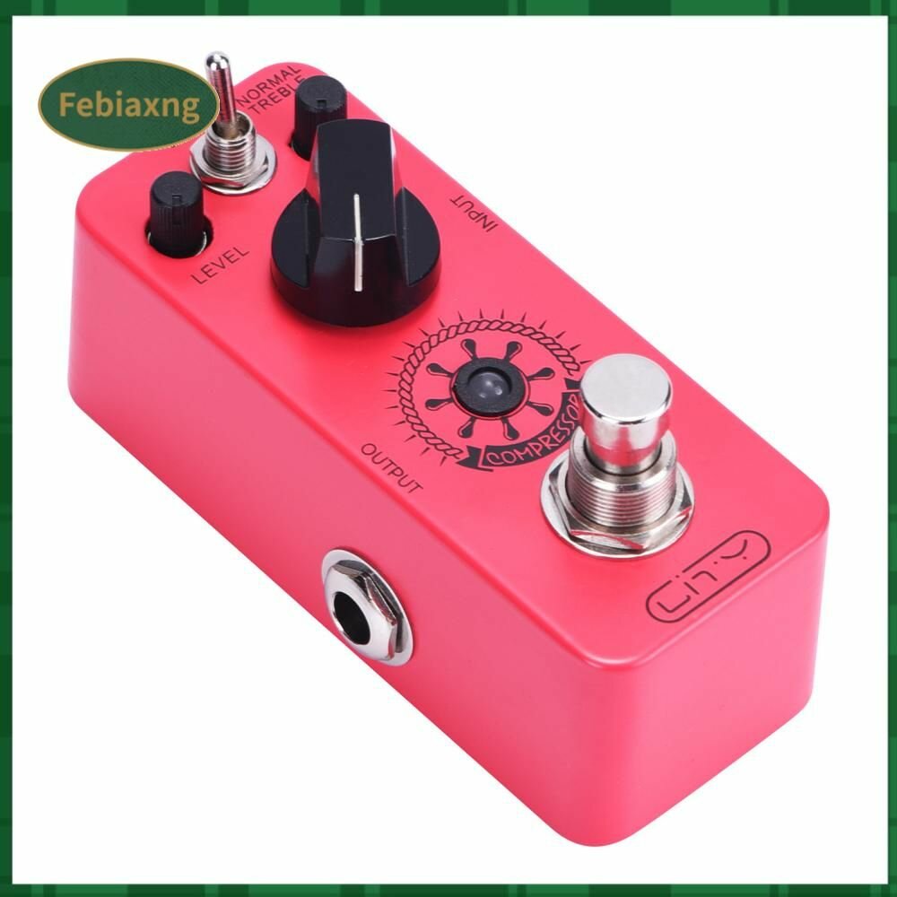 Мини-гитарный компрессор, прозрачный тон и точная настройка, для всех уровней мастерства