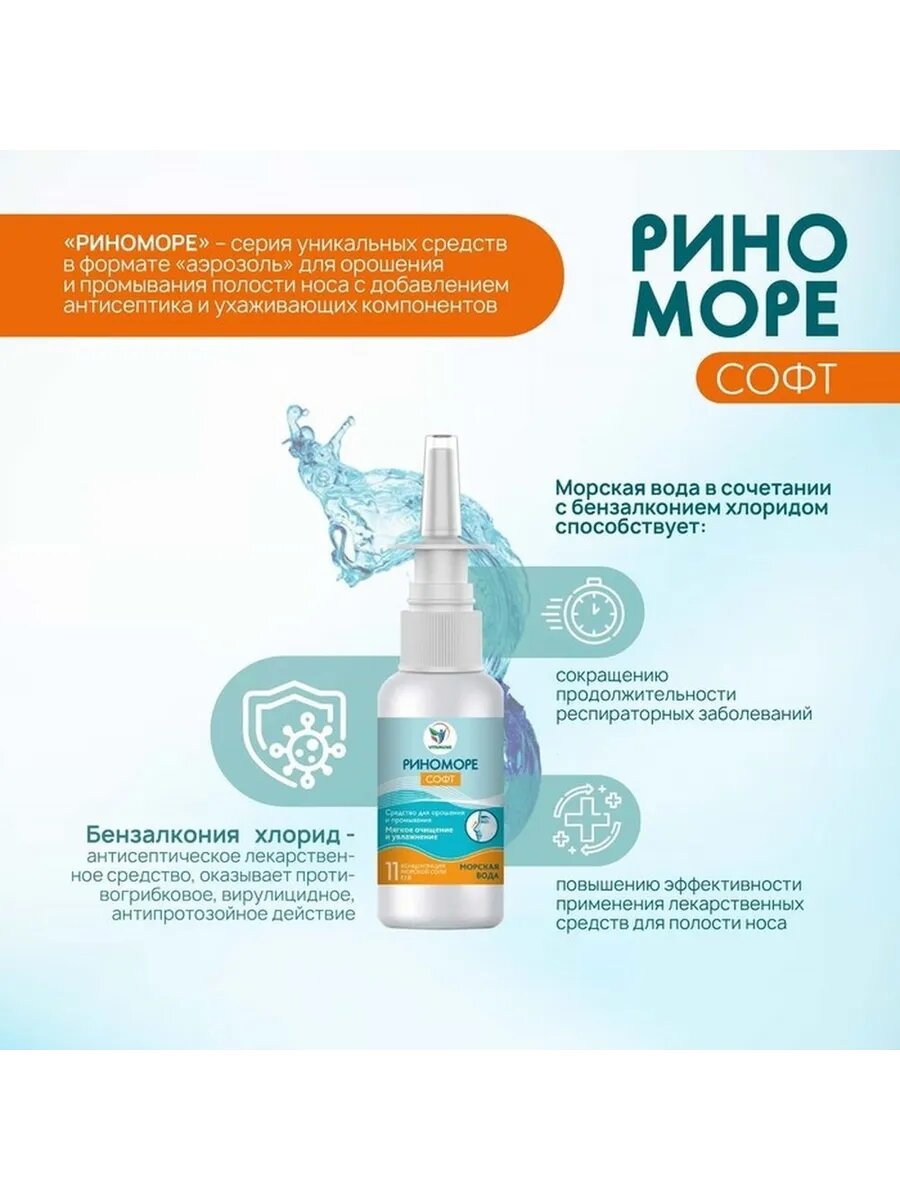 Гигиенический спрей для носа с увлажнением