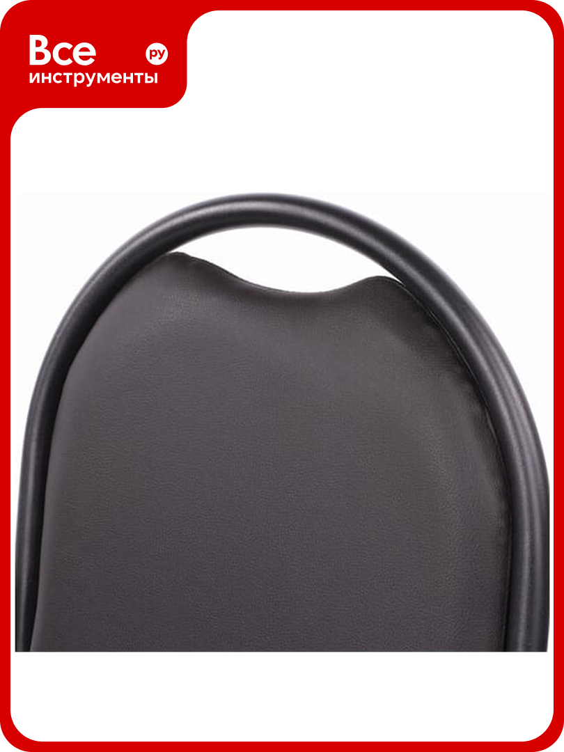 Стул для посетителей офисмаг Рс00л, черный каркас, кожзам черный 531892