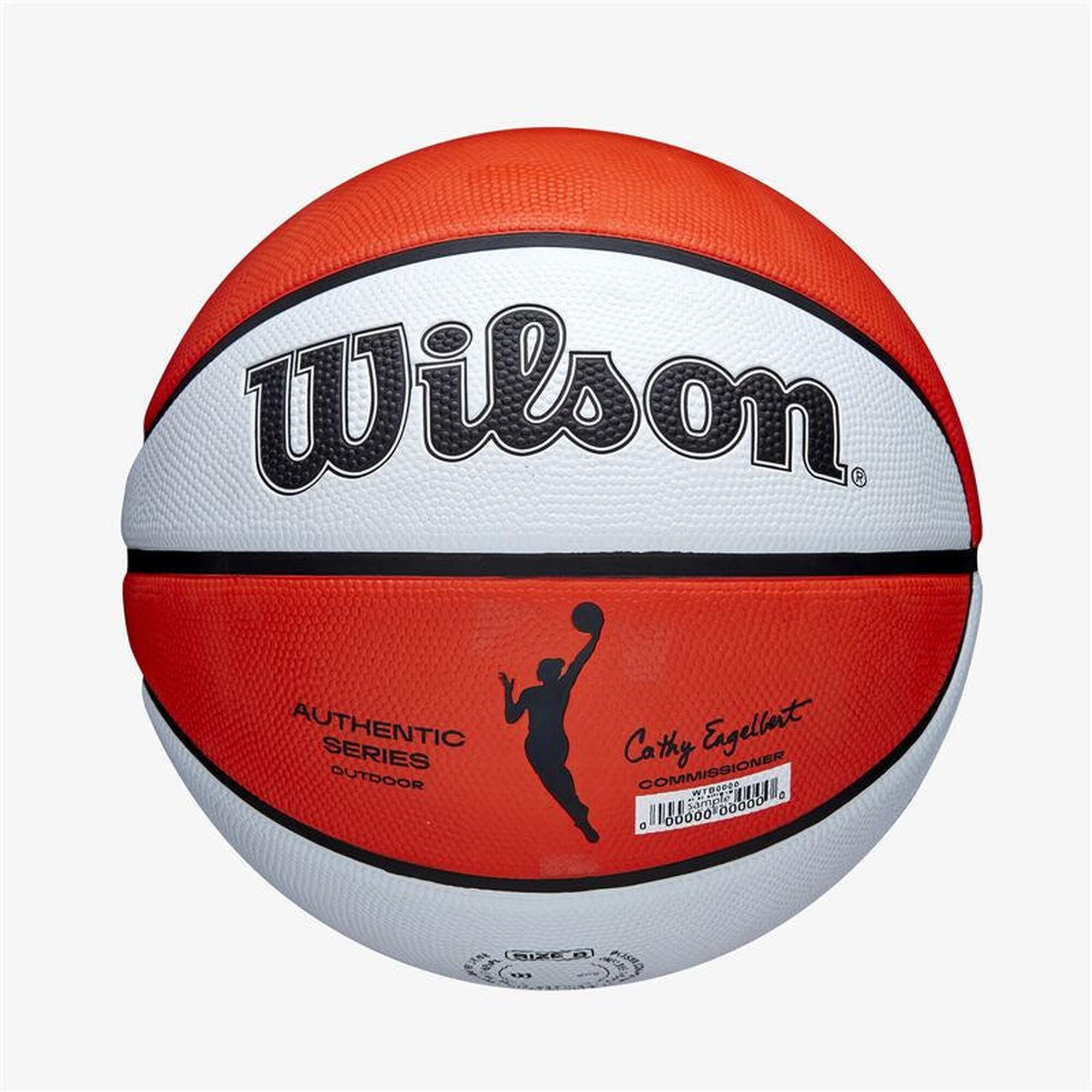 Decathlon Баскетбольный мяч Wilson WNBA Authentic Series Outdoor, размер 6, резина - 6