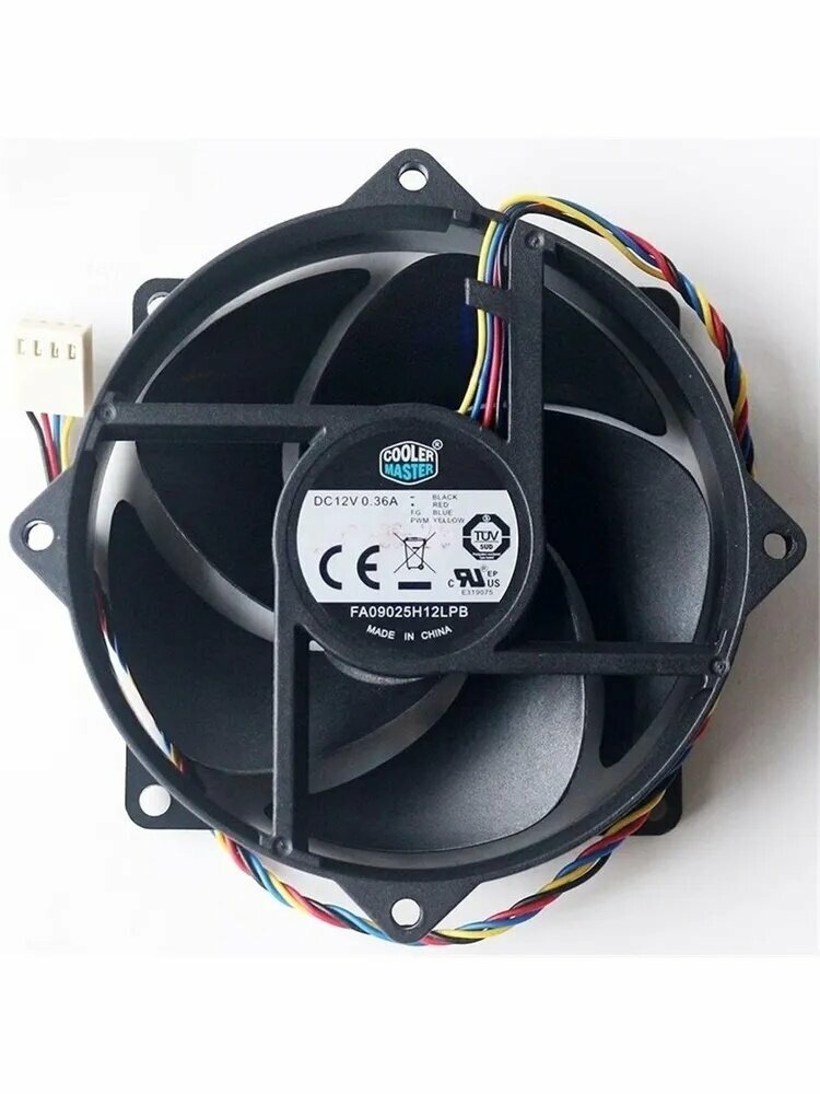 FA09025H12LPB 12V 0.36A 9.2CM Круглый рамный 4-проводной вентилятор процессорного кулера