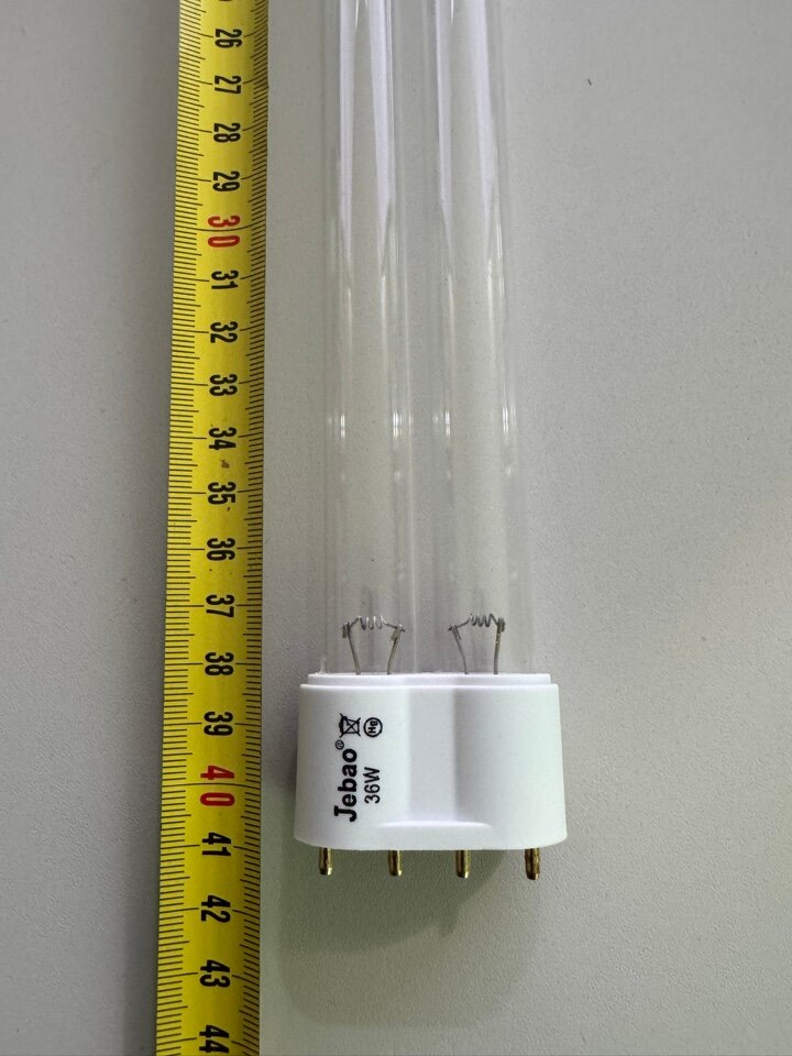 Сменная УФ лампа для аквариумов Цоколь G2 JEBAO UV-C 36 Вт
