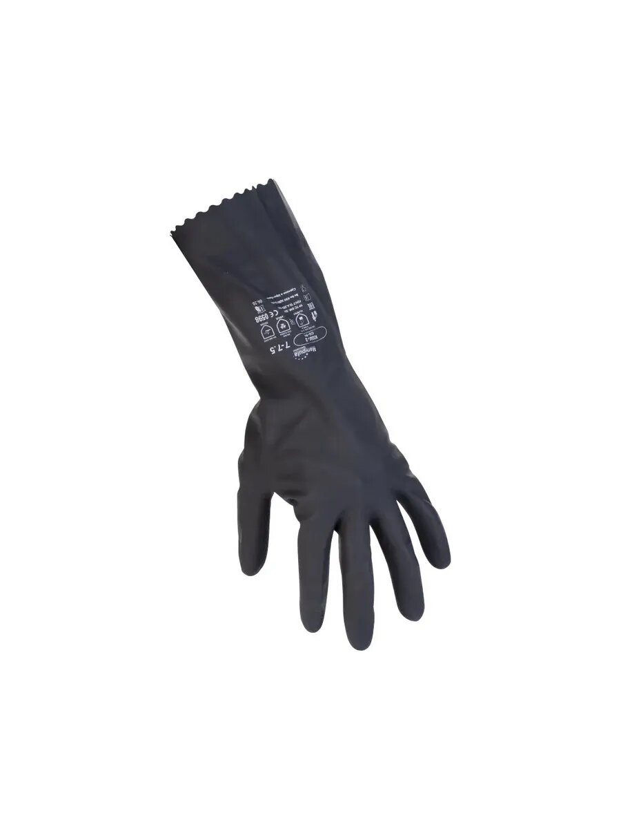 Латексные перчатки с анатомической формой и сцеплением