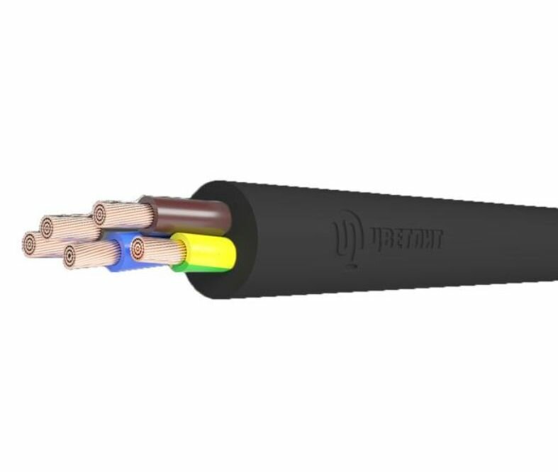 Кабель гибкий КГ-ХЛ 5х2,5(N, PE) 220/380-3 (15 м)