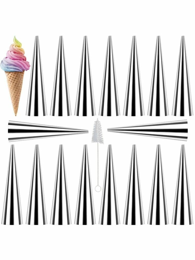 Набор форм для выпечки круассанов и трубочек, Кондитерский конус ,16 шт