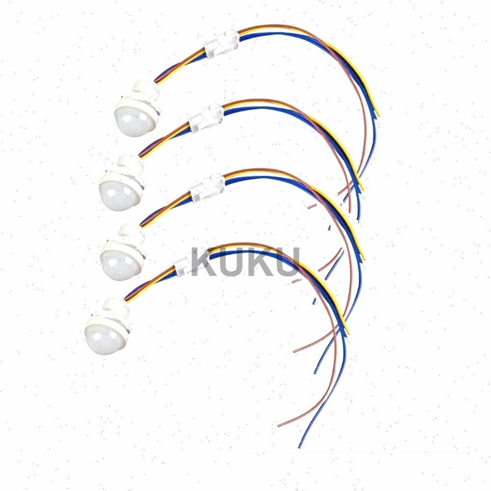 4 шт. Датчик движения, выключатель света, PIR Smart Detection AC110-240V, потолочный или настенный выключатель