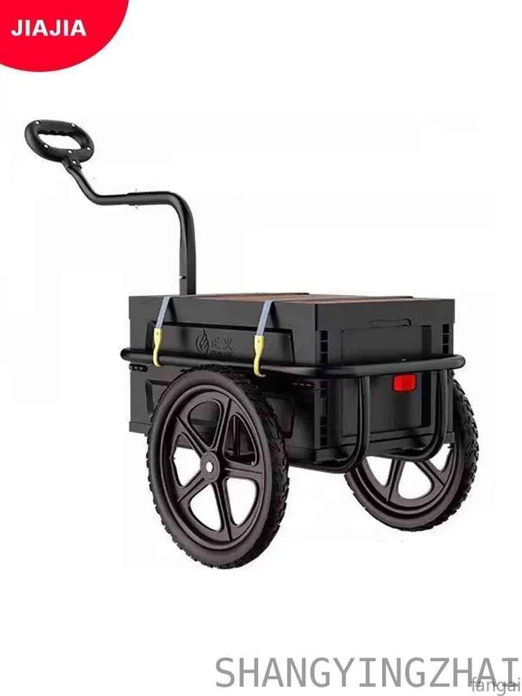 Прицеп для электросамоката складной пластиковый кузов высокая грузоподъемность водонепроницаемый