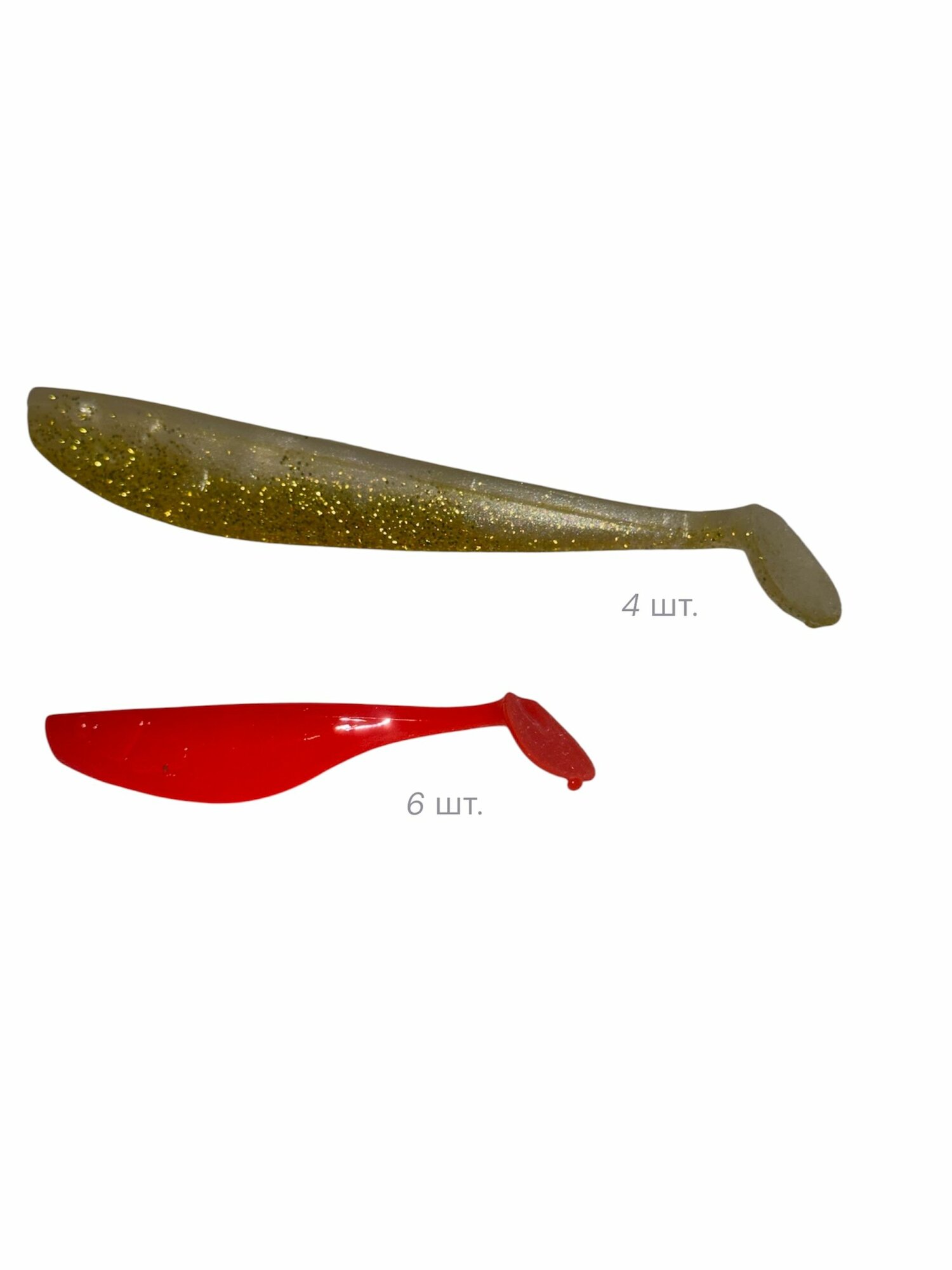 Виброхвост манс Q-PADDLER Mann's / Quantum набор 10 шт