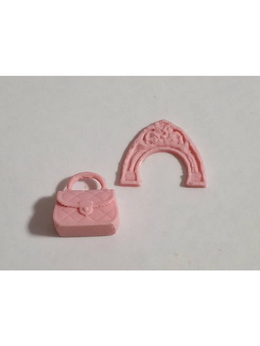 Набор миниатюр "Сумочка и кокошник", для ватной игрушки