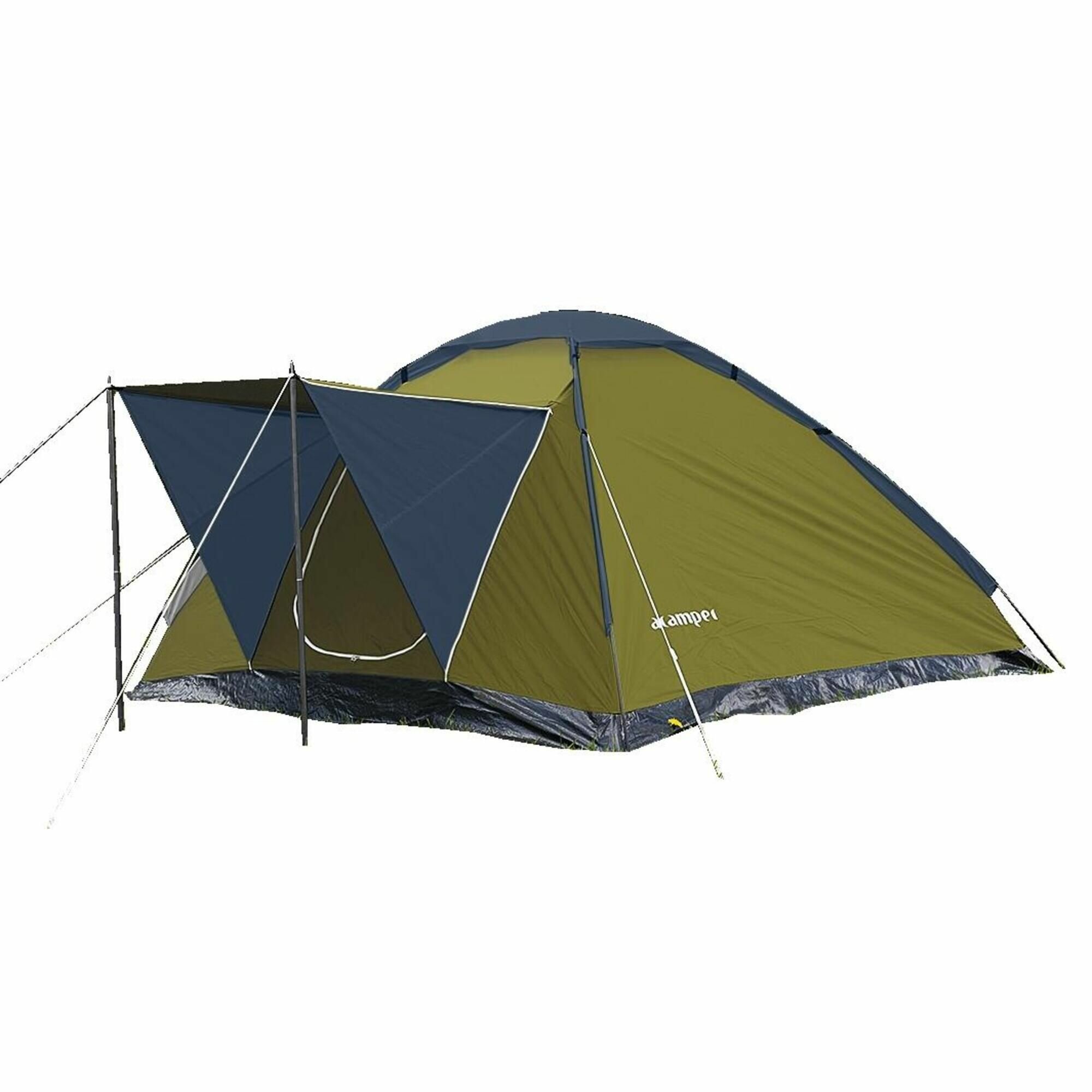 Туристическая 4-местная палатка Acamper Monodome 4, Decathlon, Цвет: Зелен, Размер: 4 человека