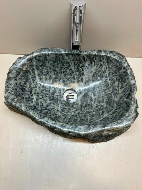 Раковина накладная из натурального камня, мрамор (50х35х14) RK-002