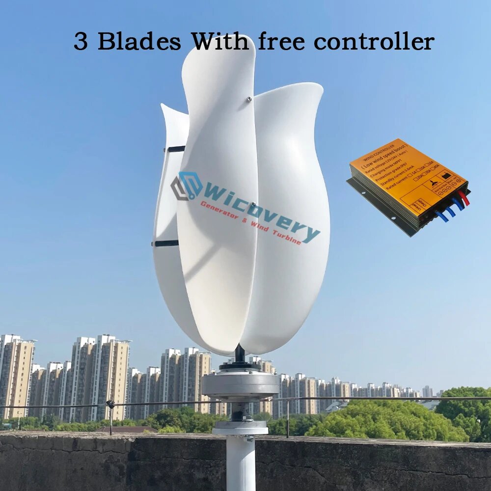 Ветряной генератор 5000/10000 Вт для дома Option2, 48 В, 10KW