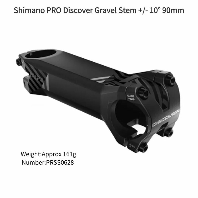 Shimano PRO Откройте гравийный стержень +/-10 ° 3D форгованные И защитальные ЧПУ AL 7075, идеальный макшок С крассем GRAVEL