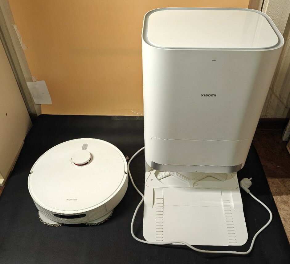 Робот-пылесос Xiaomi robot vacuum x20+, со станцией, влажная/сухая уборка, белый