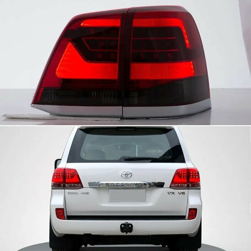 Фары автомобильные, 2 шт, арт. Тойота Ленд Крузер 200 2008-2015