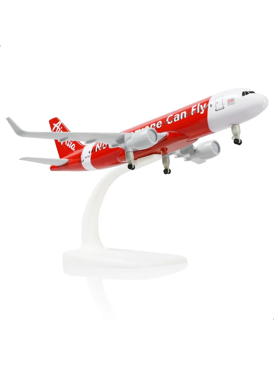 Airbus A320 Air Asia 1/200 металл+пластик с подставкой