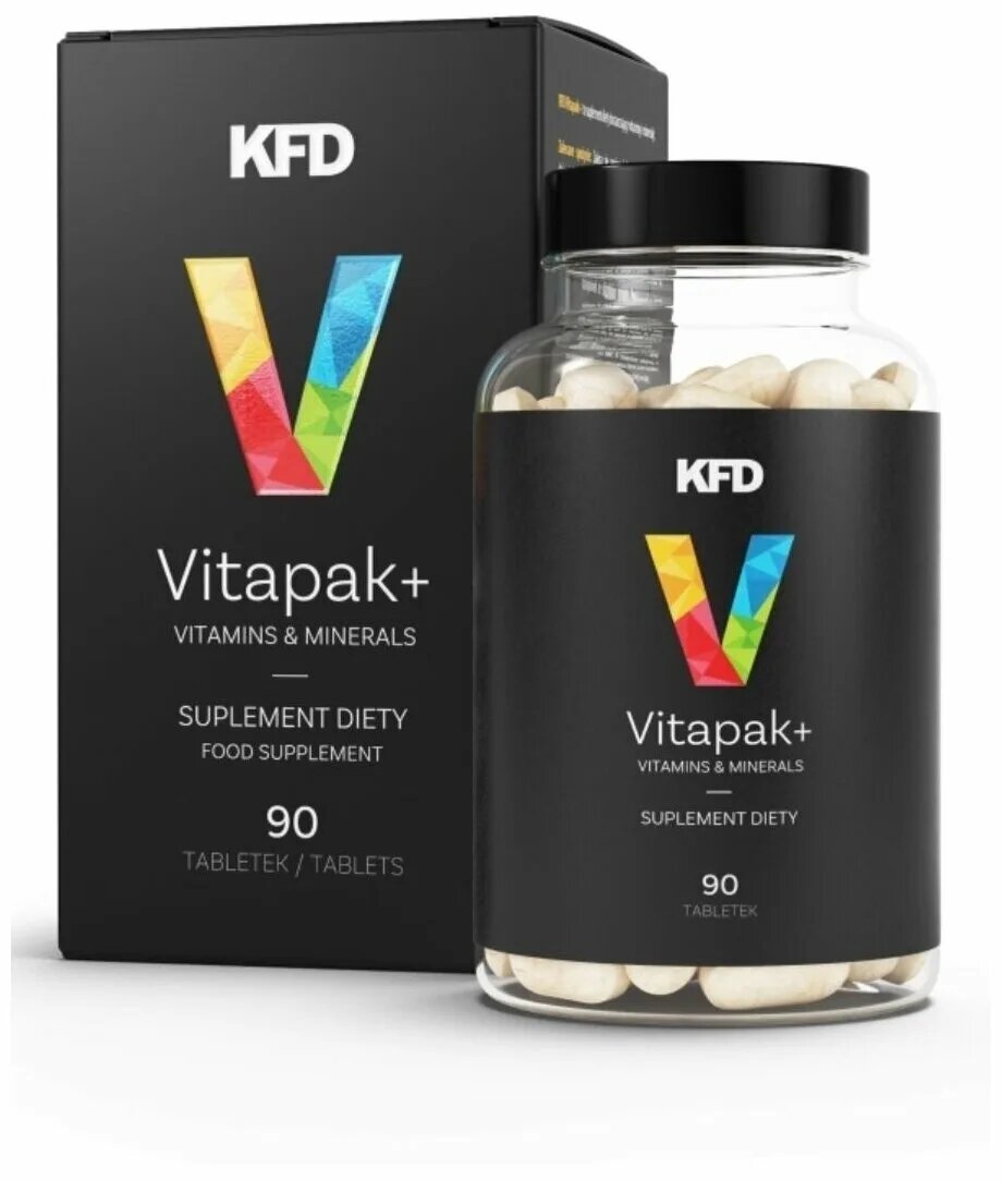 Витаминно-минеральный комплекс KFD VitaPak2+ ( 90 таблеток. )