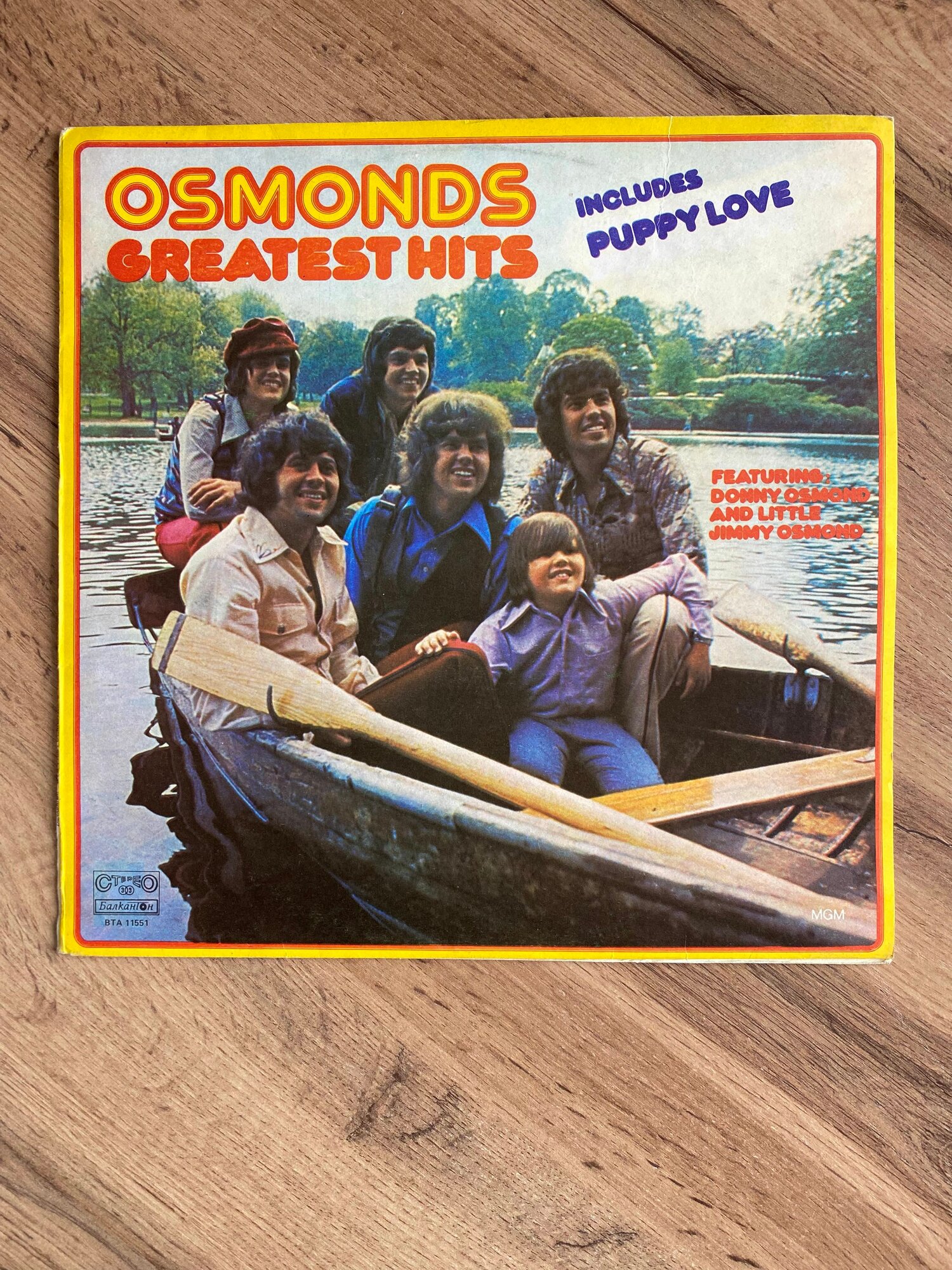 Виниловая пластинка Osmonds Greatest Hits. 12"