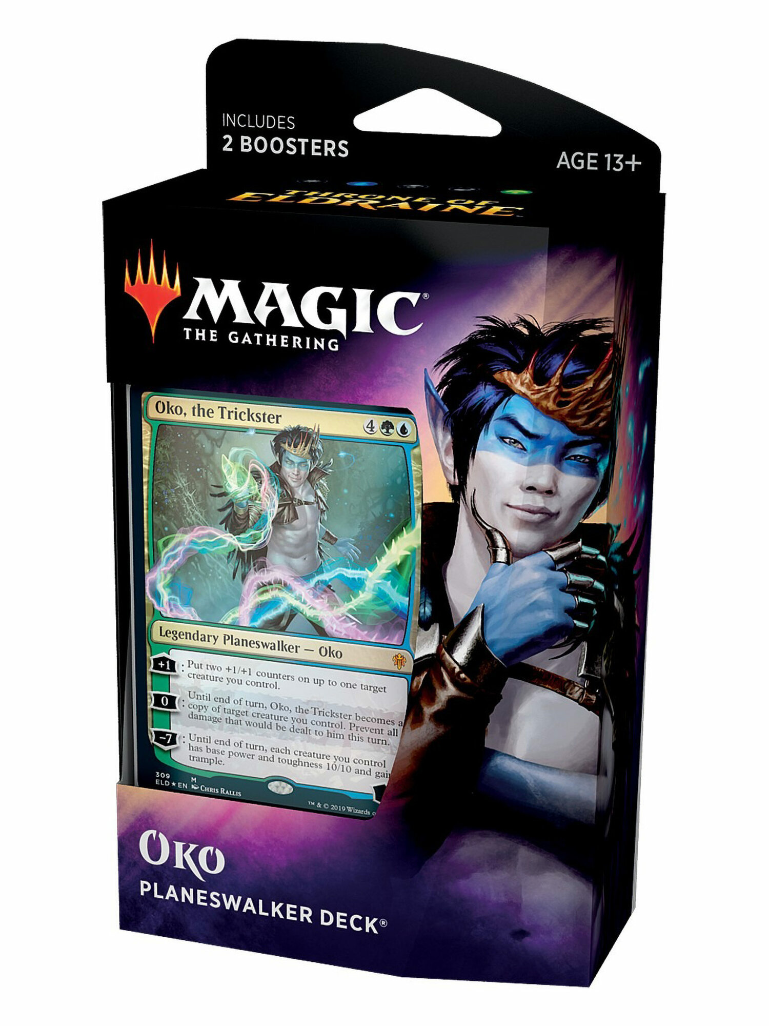Колода Planeswalker MTG Oko Throne of Eldraine на английском языке