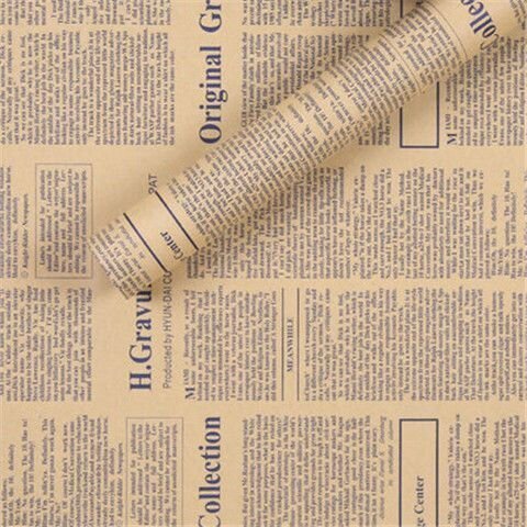 Бумага для упаковки цветов, винтажная крафт-бумага для рукоделия, старинная цветочная бумага, набор бумаги для букетов ручной работы для цветочного магазина.