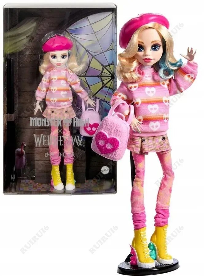 Кукла Mattel Monster High Wednesday Enid Sinclair Кукла Монстер Хай Уэнсдей Энид Синклер HJX05