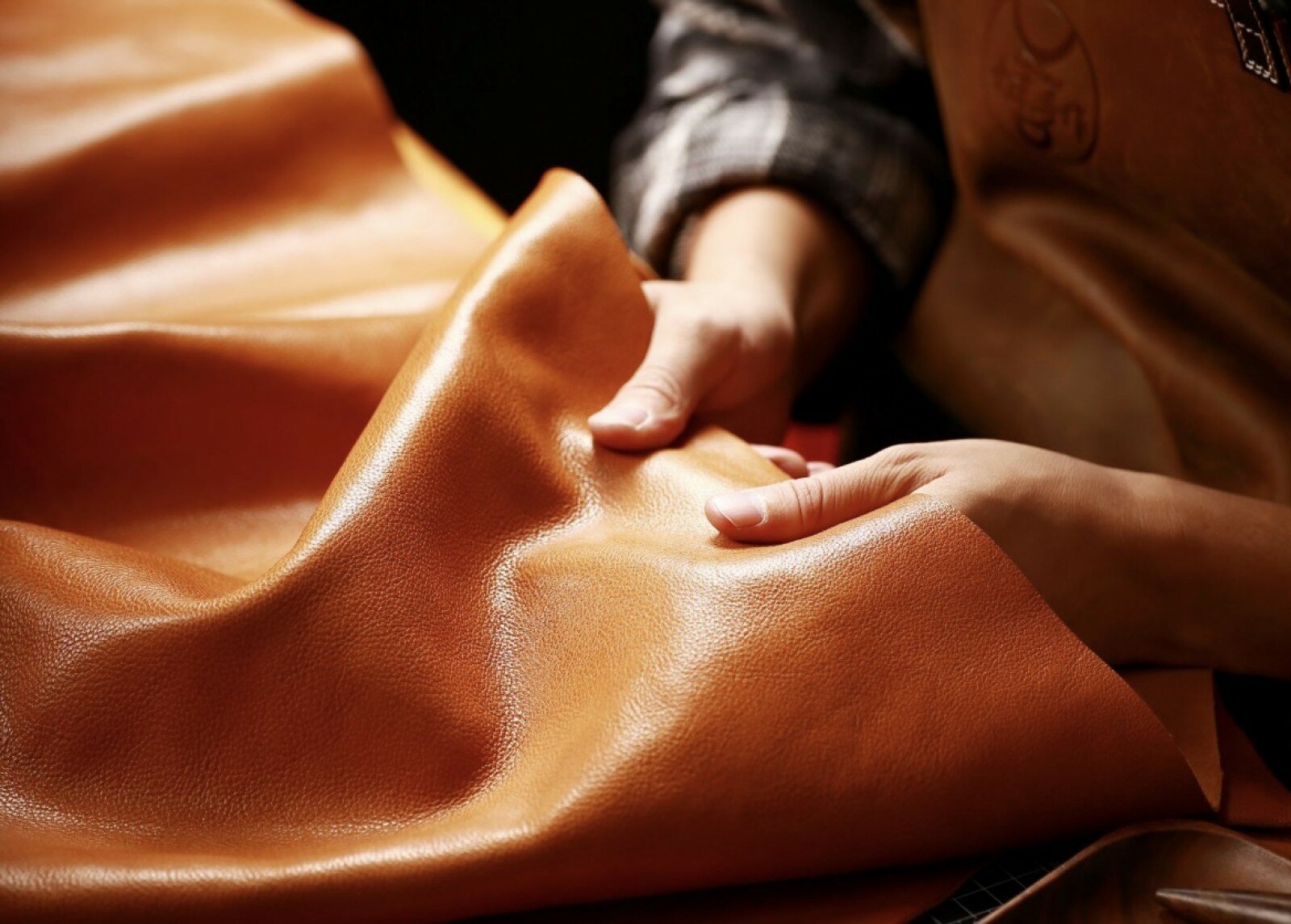 Кожаный чехол MyPads для ключа Hyundai Tucson IX25 IX35 Elantra Sonata класса люкс, синий