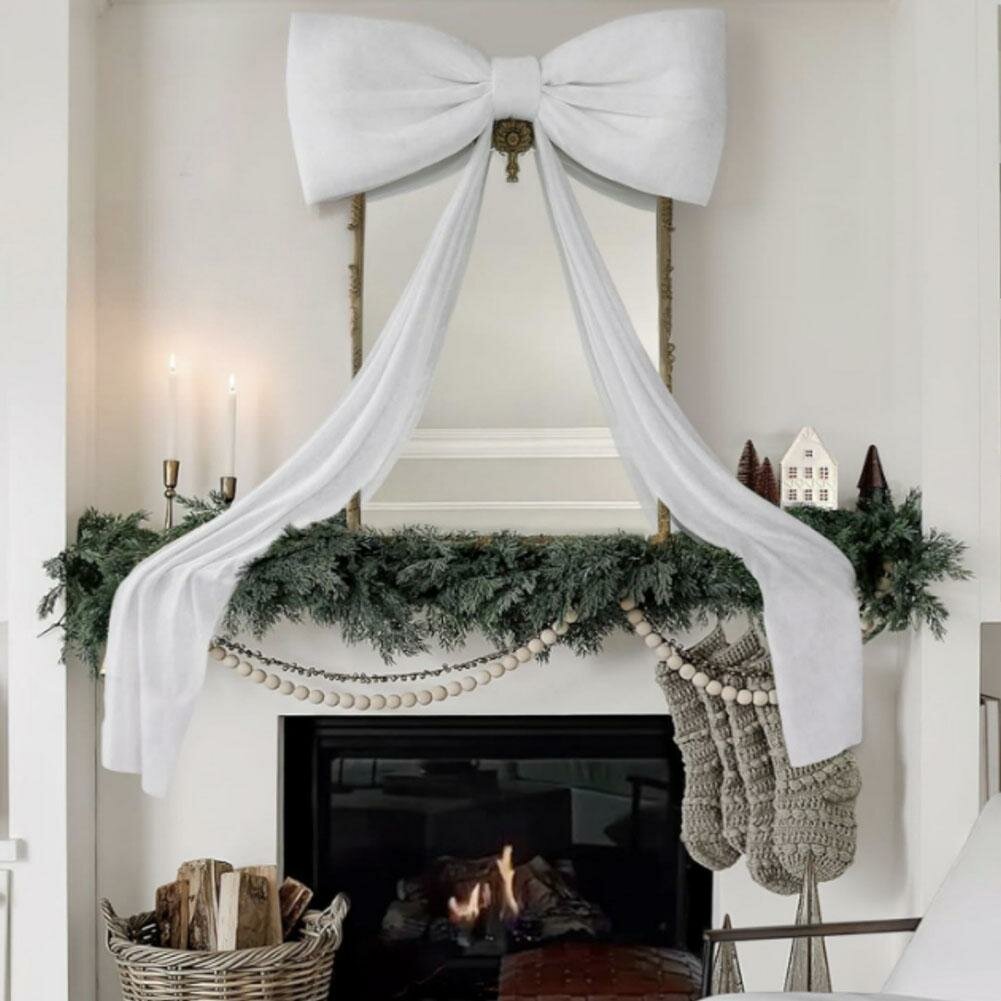 Бархатные бабочки для рождественского декора