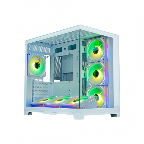 Корпус Xastra QW500 7ARGB-C10-UC, белый