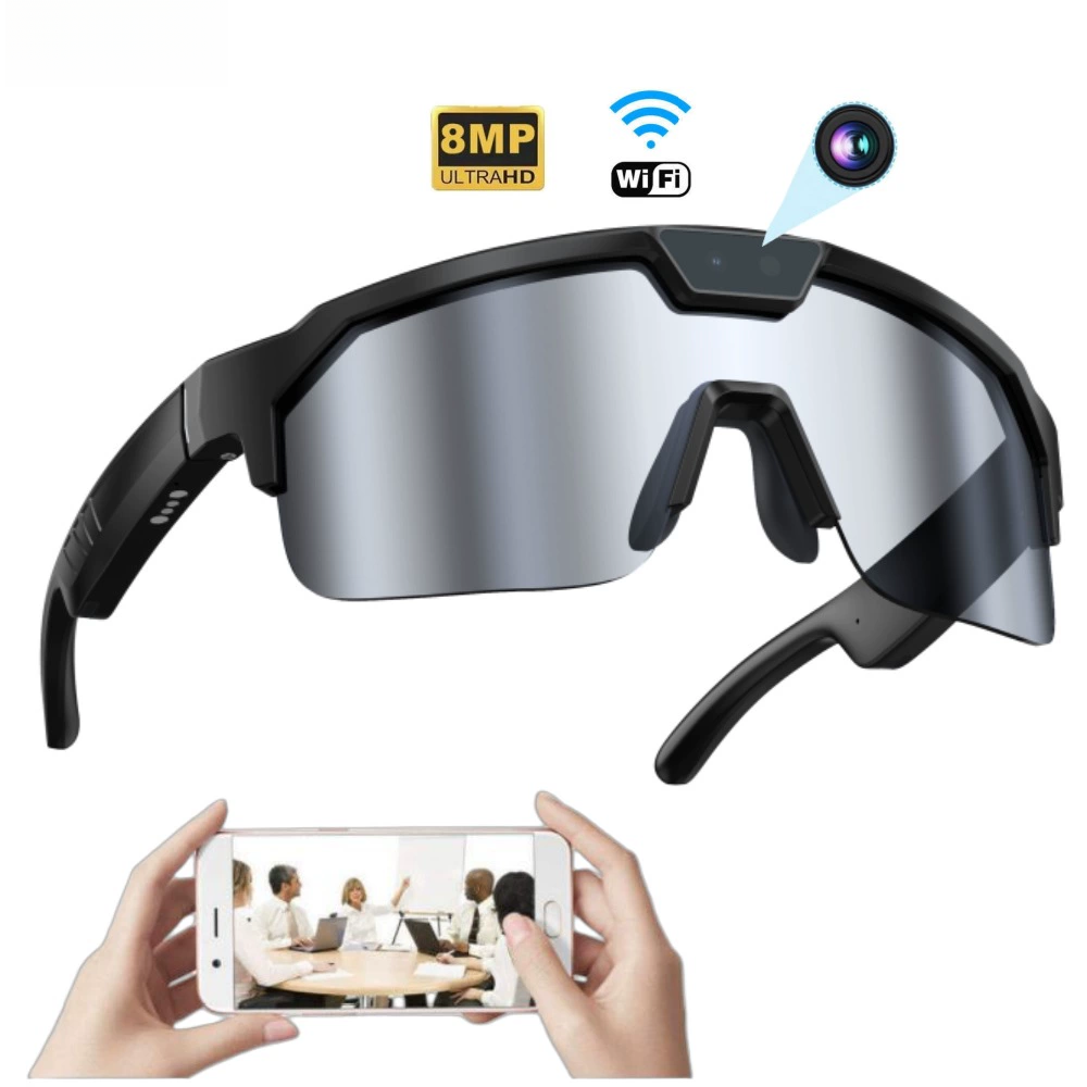 Очки JITE, камера 8 Мп, Bluetooth, USB Type-C, запись видео, UV защита