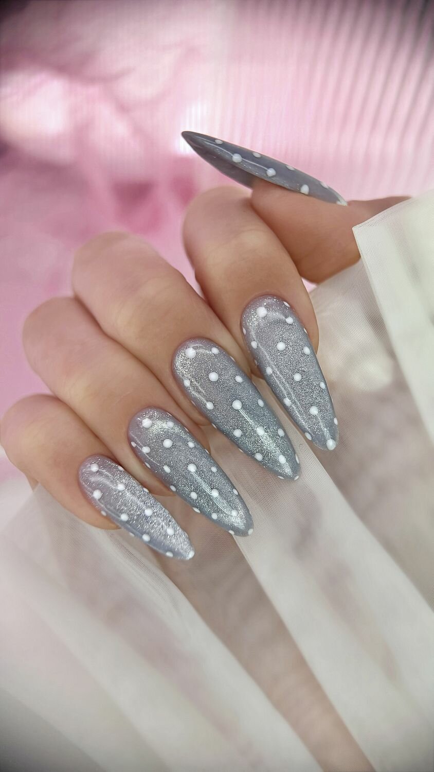 Жидкий полигель для наращивания и моделирования ногтей Monami Liquid PolyGel Кошка №4 (голубая) 15 гр.