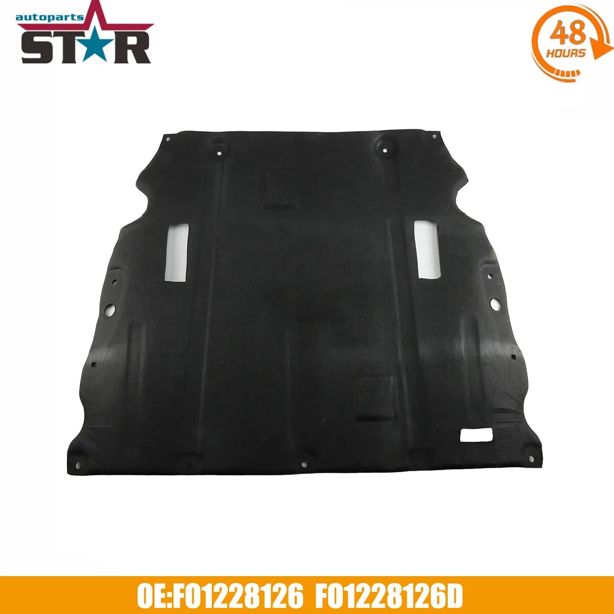 Черный брызговик двигателя FO1228126C DG9Z-6P013-E FO1228126DSC для FORD FUSION 2013-2020 для LINCOLN MKZ 2013-2020