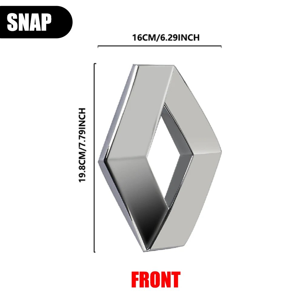 Эмблема Renault Austral Kadjar Megane Captur Arkana Dacia Duster CLIO, 160MM SL-Front