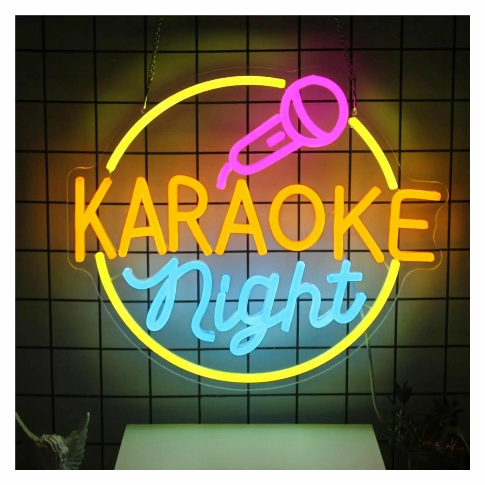 Karaoke Night Неоновая Вывеска 33смx32,5см