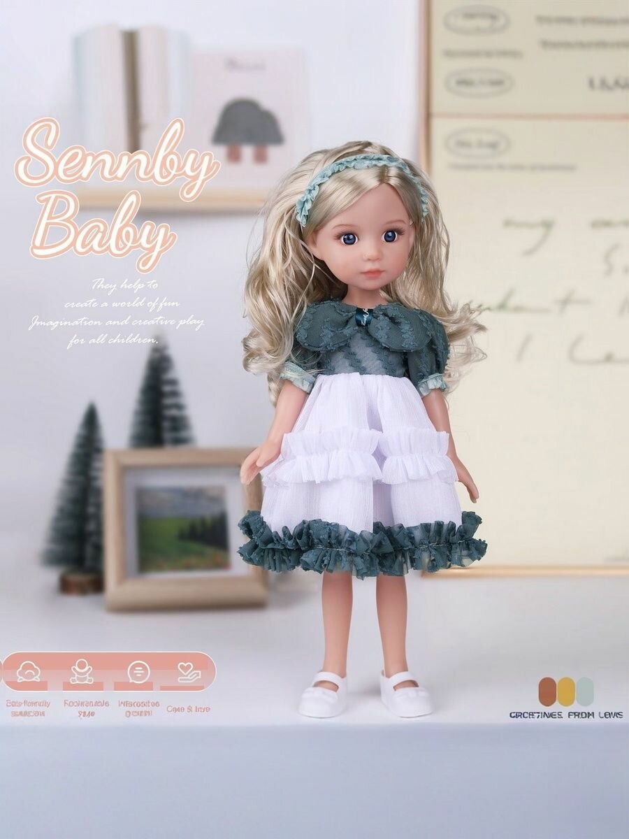 Кукла Sennby Baby 34см