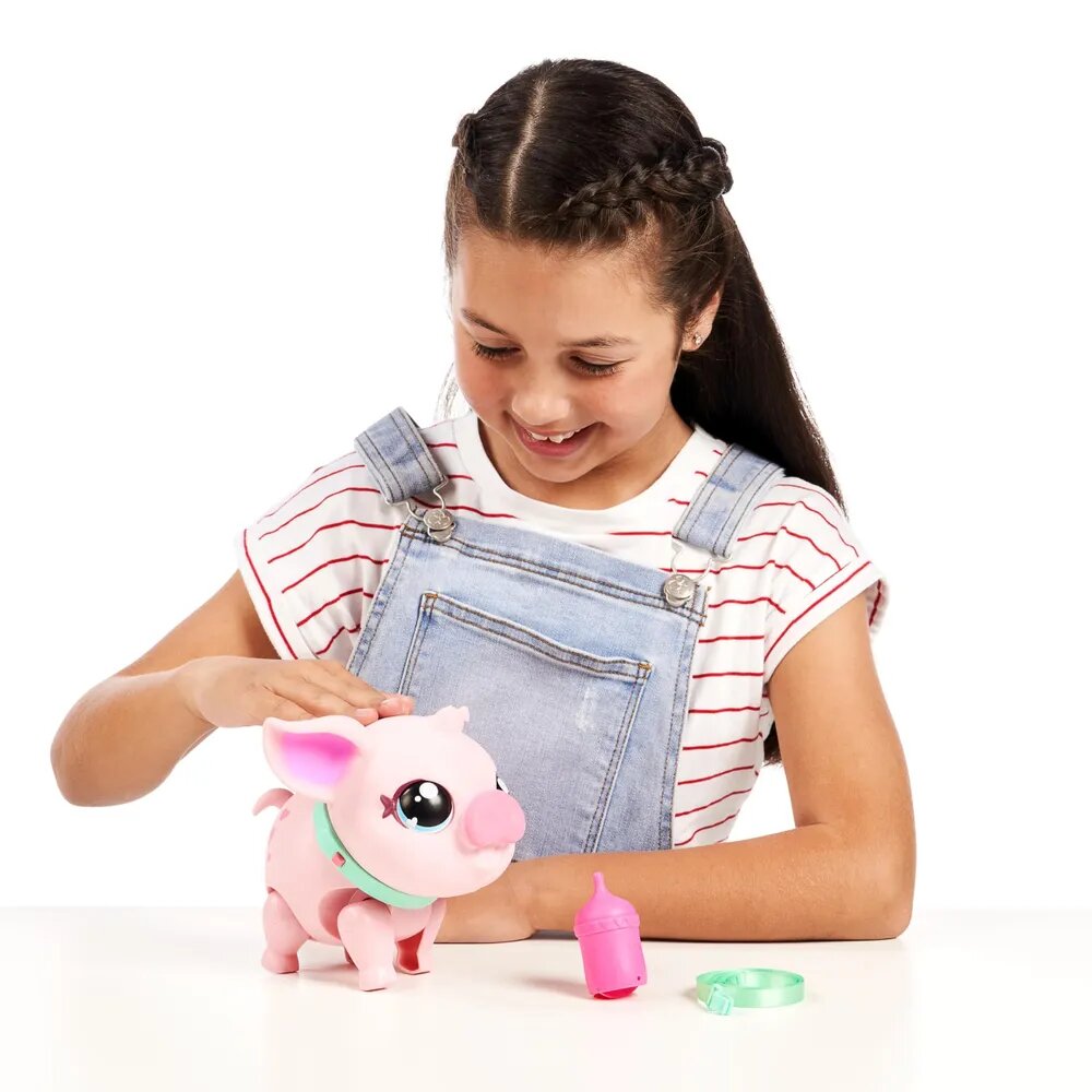 Little Live Pets My Walking Pig Интерактивная игрушка Пиггли 25 Звуков Реакций — фото 1