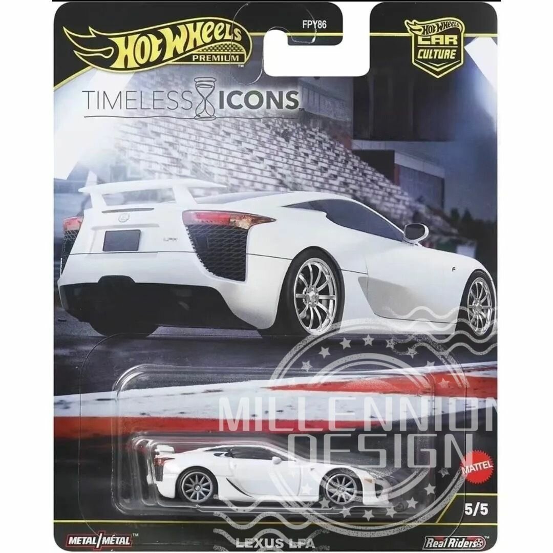 Hot Wheels 1:64 Модель машинки из сплава, серия "Вечная Классика", игрушечные автомобили(5-LEXUS LFA)