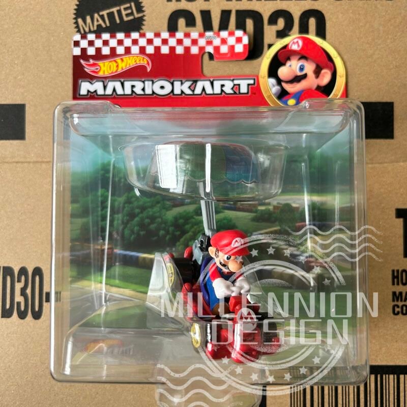 Hot Wheels Super Mario Paraglider Series, литая модель автомобиля 1:64(MARIO)
