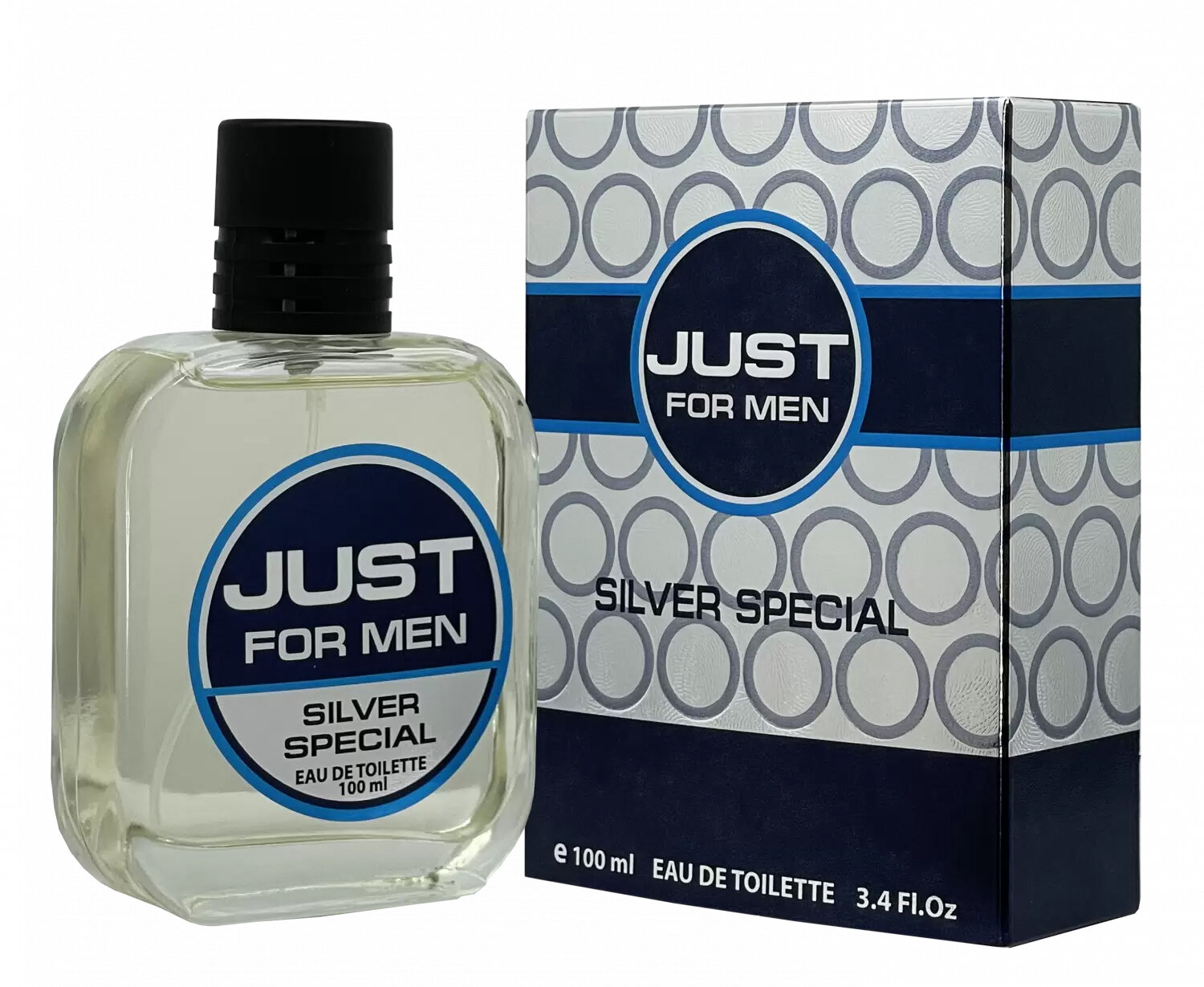 Туалетная вода Фестива Just For Man SILVER 100ml (аромат All Sport) для мужчин