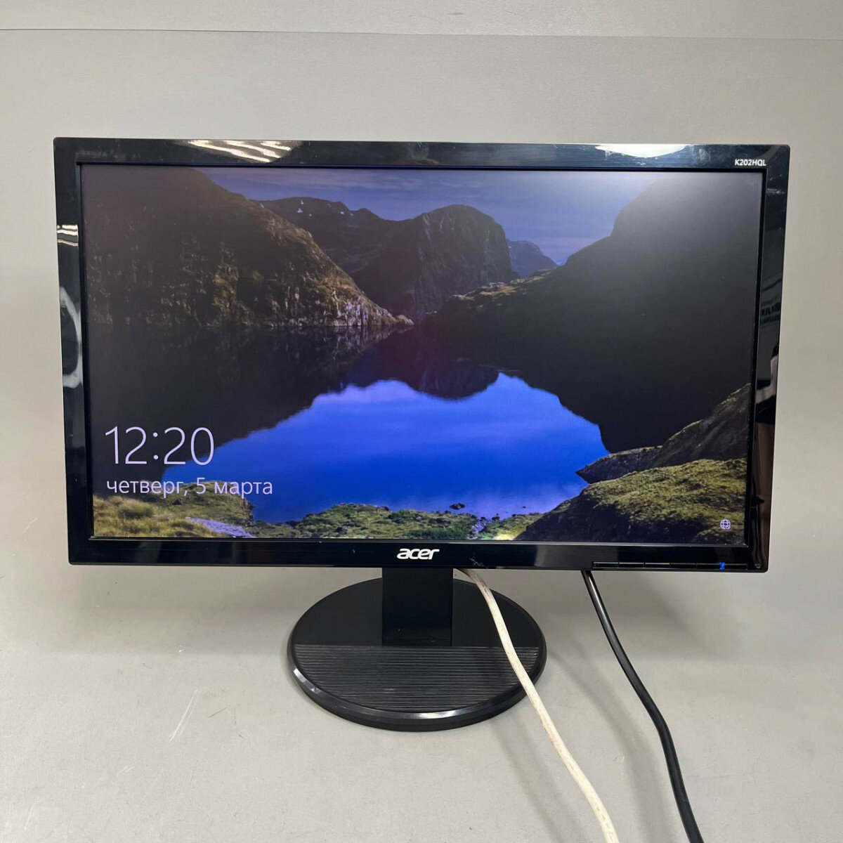 19.5" Монитор Acer K202HQLb, 1600x900, 60 Гц, TN черный