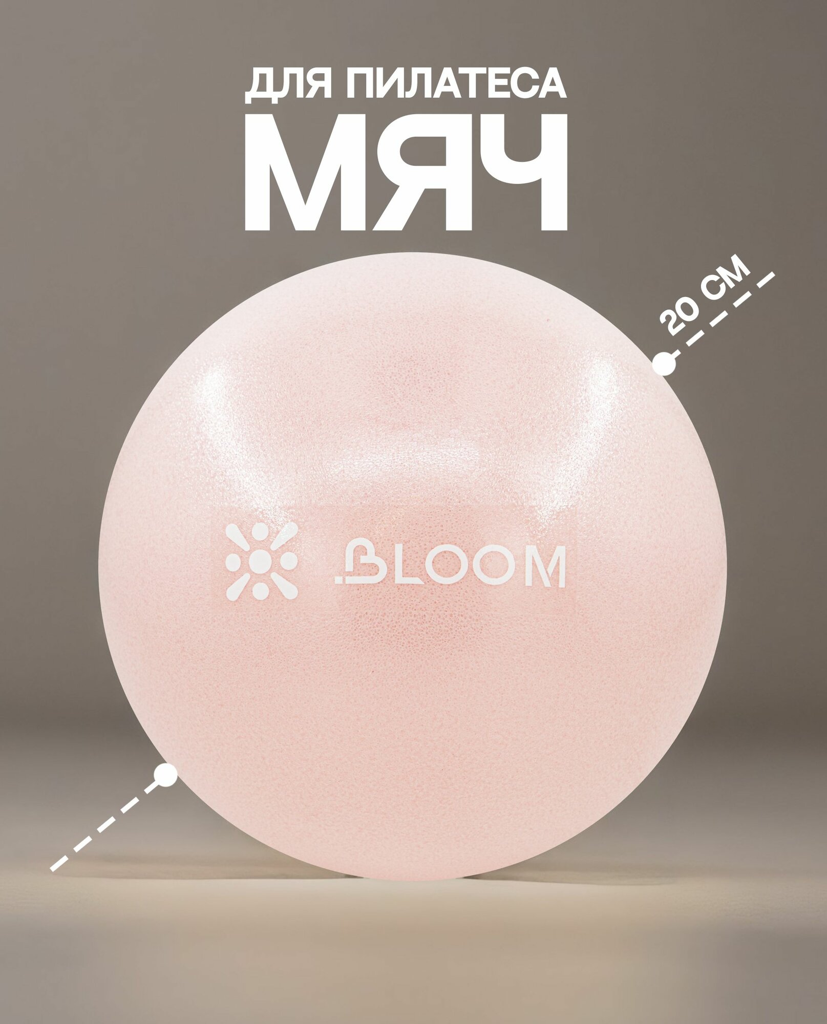 Мяч для пилатеса BLOOM 20 см LB7000