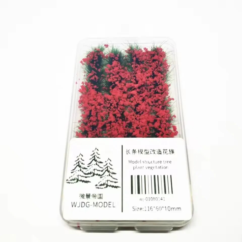Мини-цветы красные WJDG-Model MI-003 A box