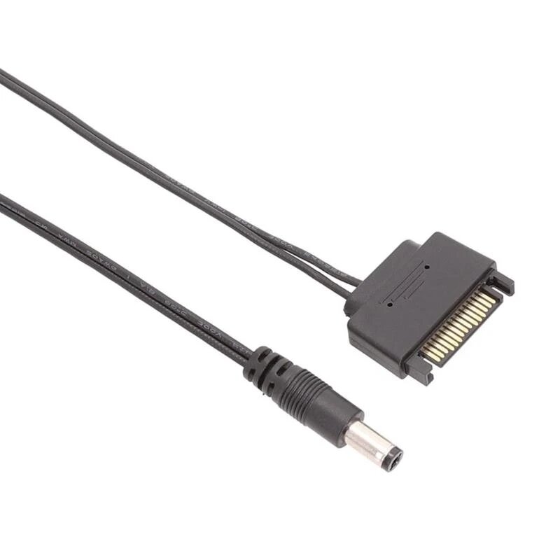 Кабель SATA Male to DC 5.5x2.5mm 12В, 100cm, DC5525