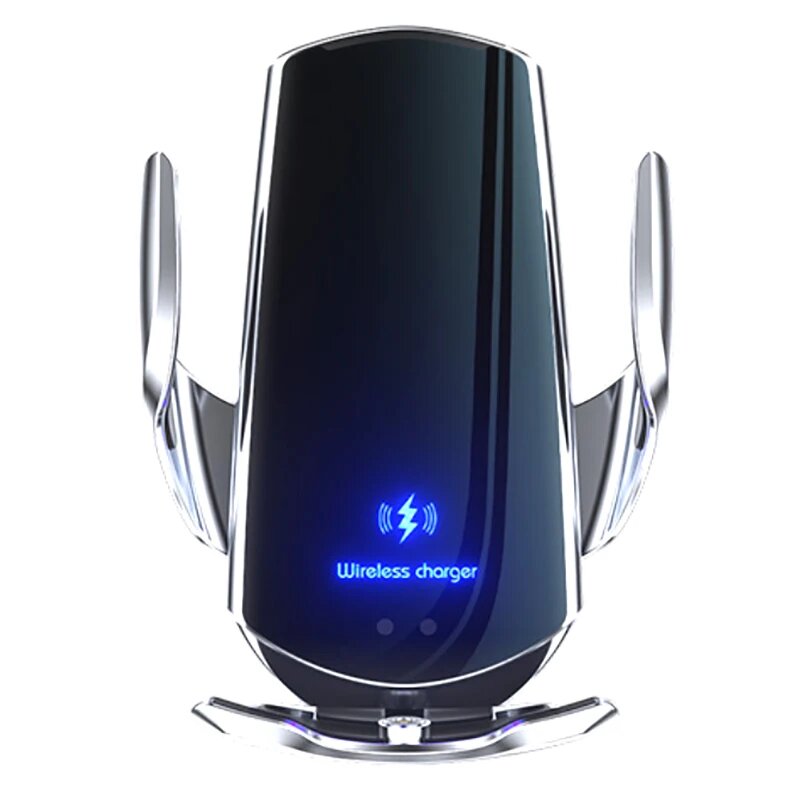 Автомобильное беспроводное зарядное устройство Silver 15W
