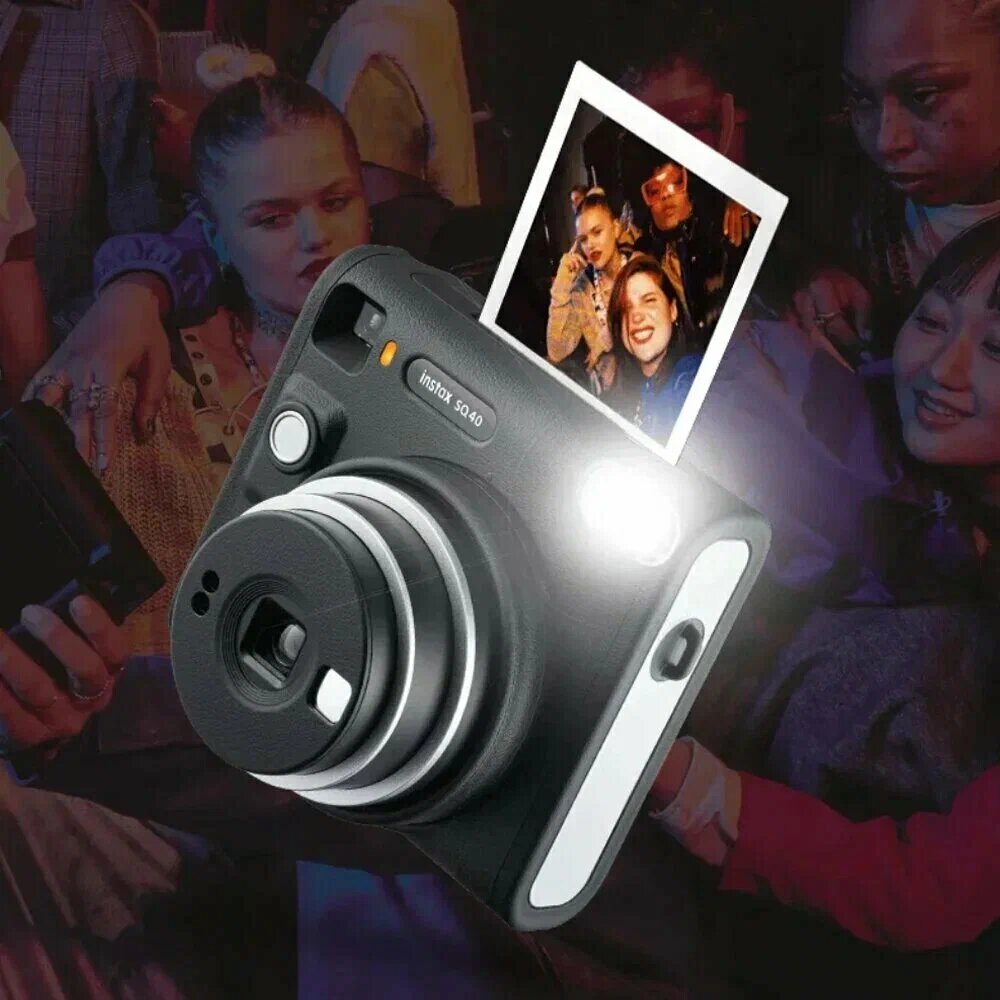 Фотоаппарат моментальной печати Fujifilm Instax SQUARE SQ40,(В комплекте 10 листов фотобумаги)