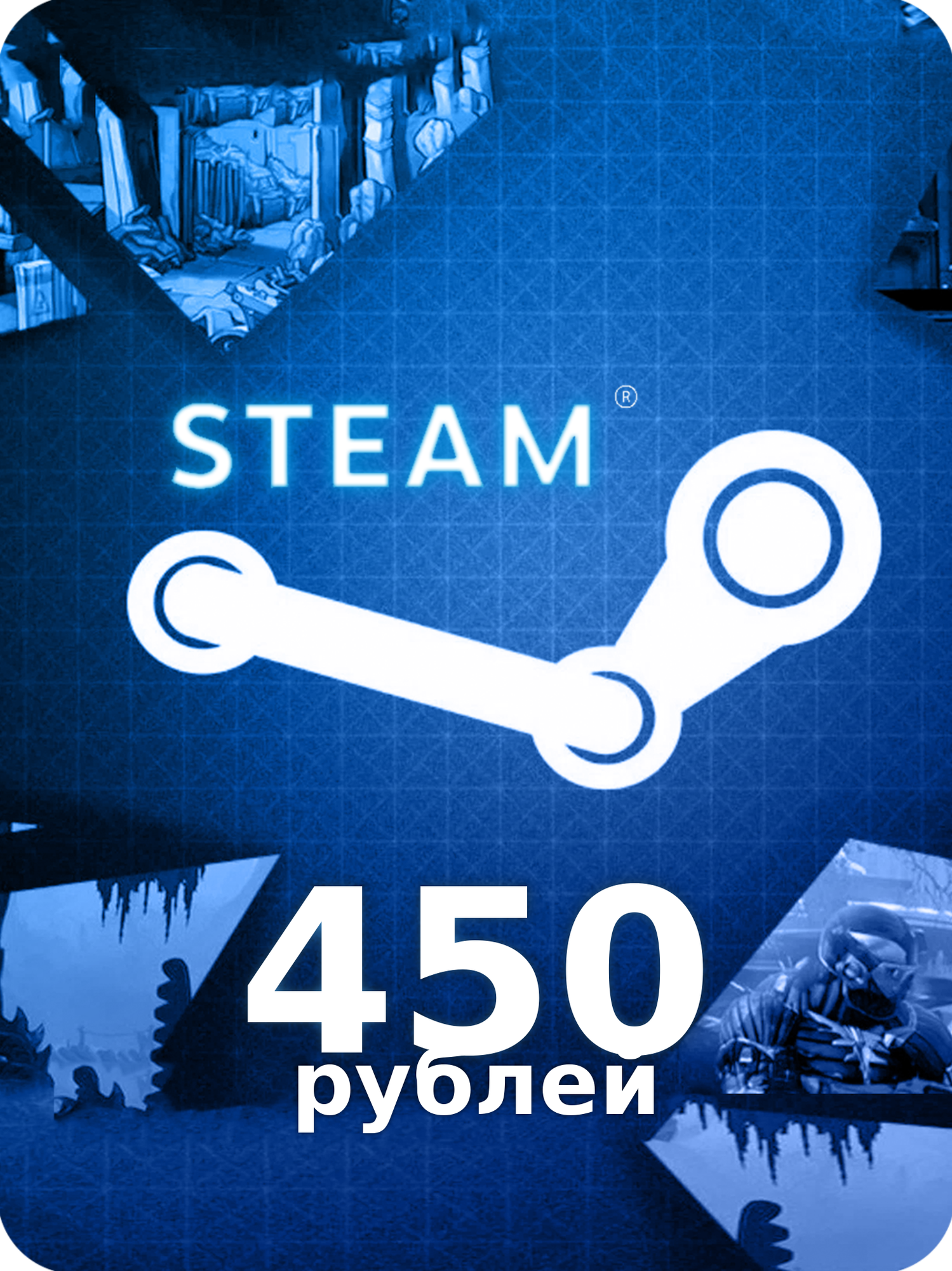 Пополнение Steam 450 рублей | Россия | Код погашения, пополнение баланса | Steam Gift Card RUB