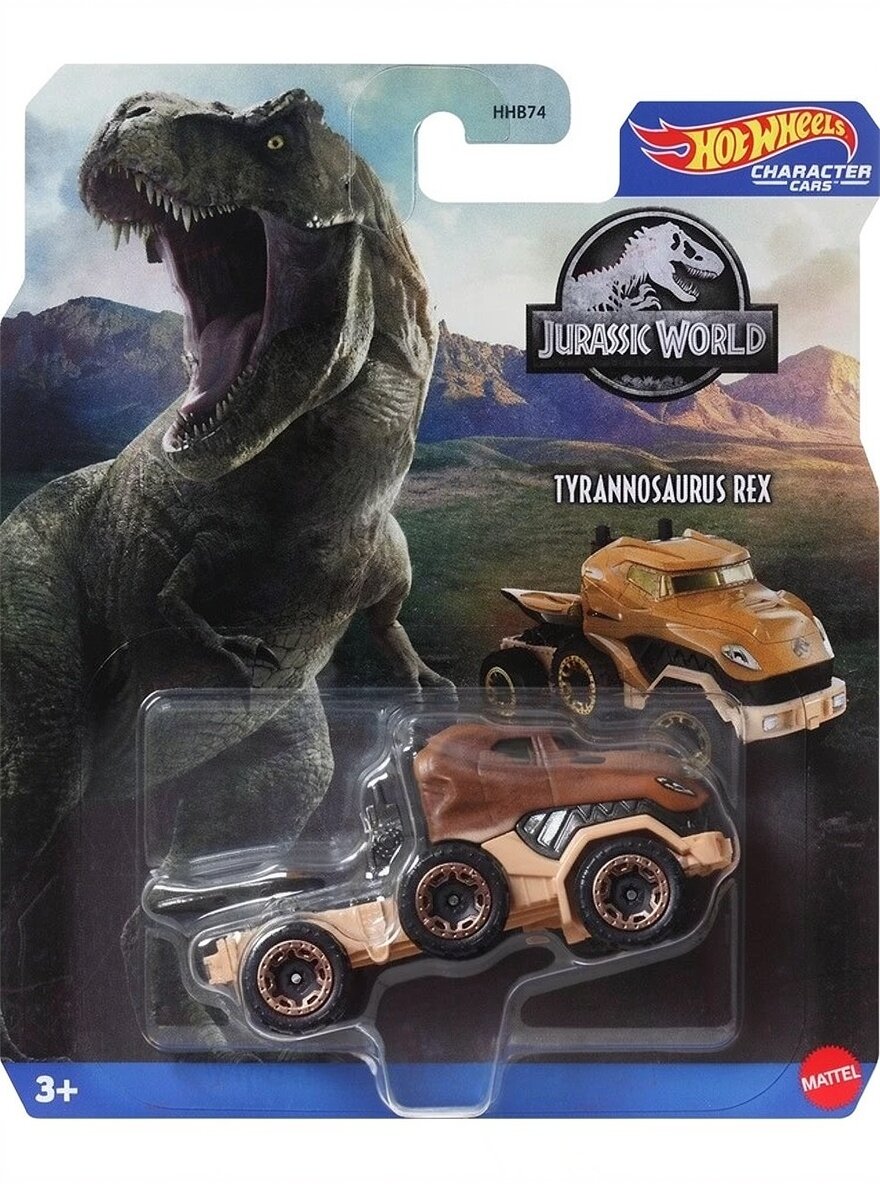 Машинка Mattel Hot Wheels Jurassic World Tyrannosaurus Rex HXC96