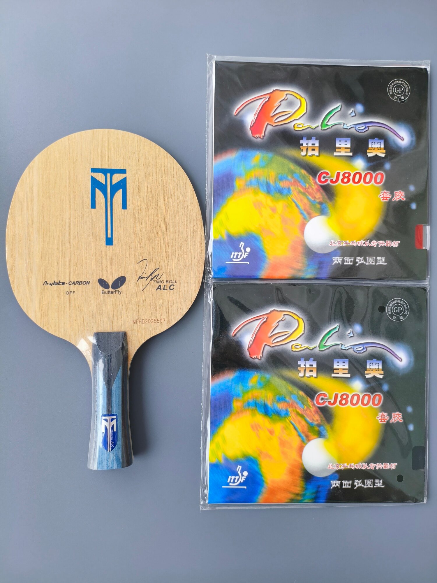 Универсальная сборка с липучками! Butterfly Timo Boll ALC + palio cj8000